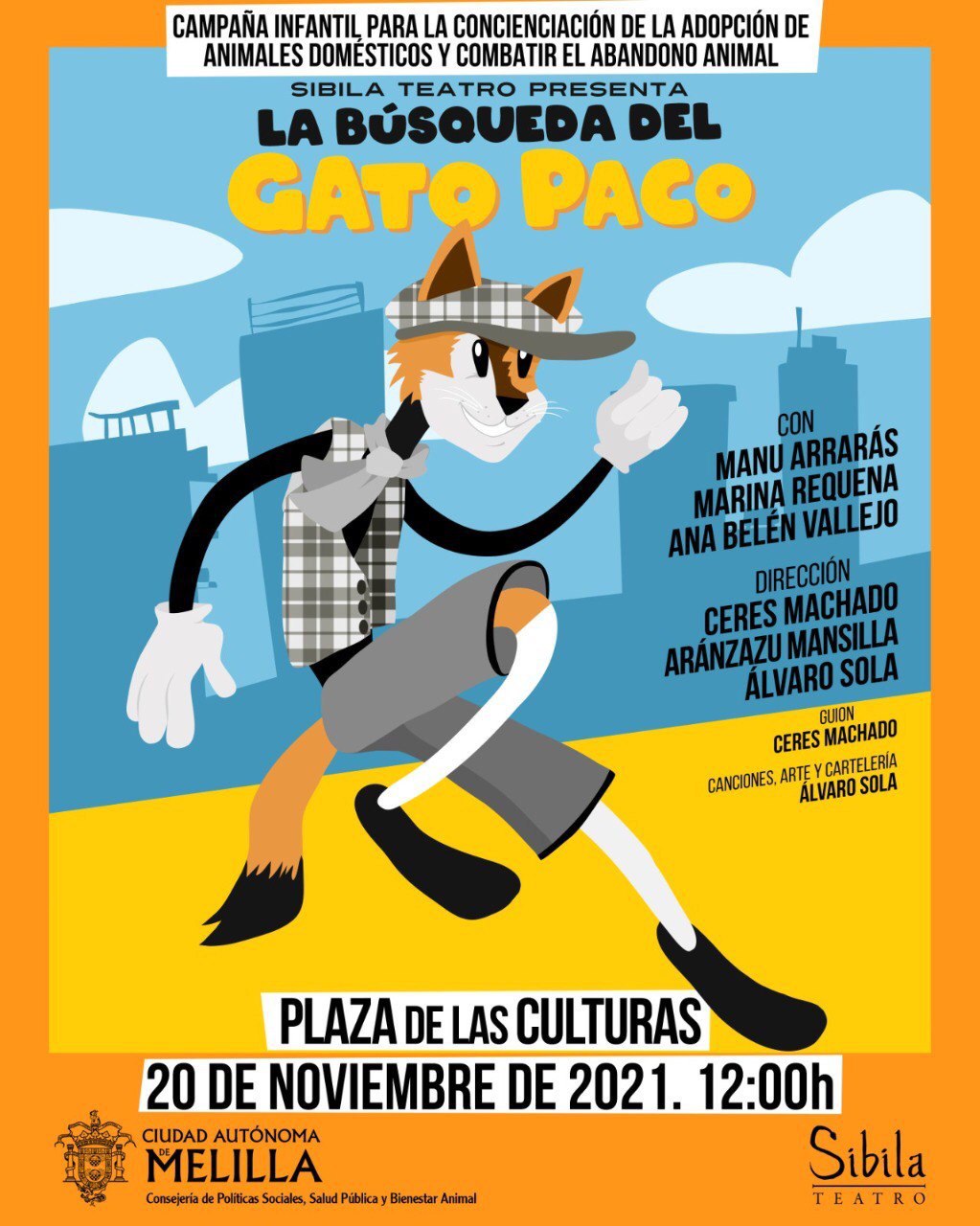 Presentan "La Búsqueda del Gato Paco", que representará Sibila Teatro ...